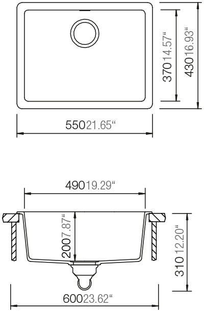 Quadro N-100 - Sinks